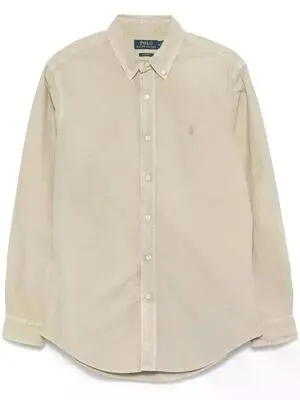 Polo Ralph Lauren Embroidered-logo Shirt - Neutrals