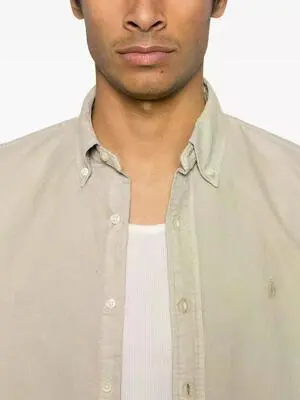 Polo Ralph Lauren Embroidered-logo Shirt - Neutrals