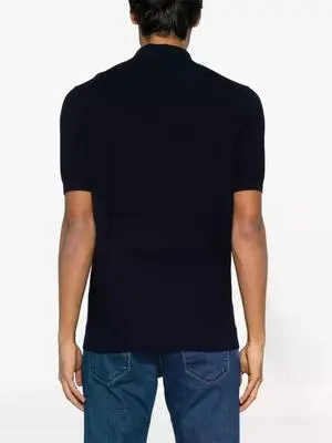 Eric Bompard Zip-up Piqué Polo Shirt