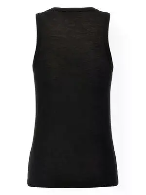JIL SANDER Scoop-neck Tank Top - Black