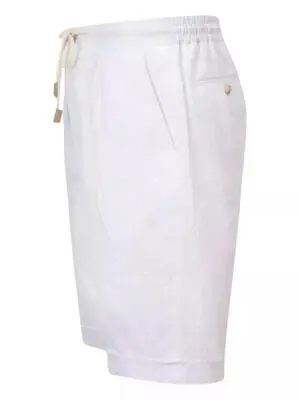 GRAN SASSO Linen Shorts - White