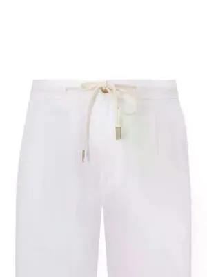 GRAN SASSO Linen Shorts - White