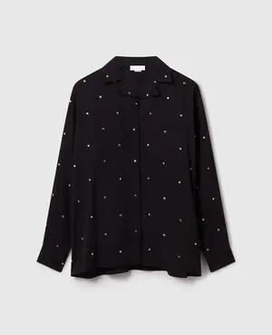 Stella McCartney Crystal Oversized Shirt