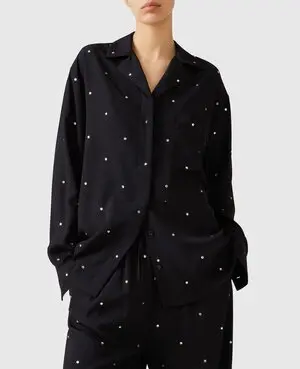 Stella McCartney Crystal Oversized Shirt