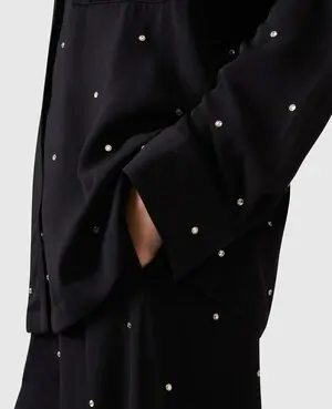 Stella McCartney Crystal Oversized Shirt