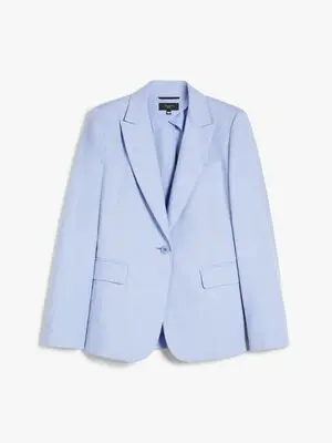 Max Mara Cotton And Linen Blazer