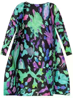 Issey Miyake Printed Mini Dress - Black