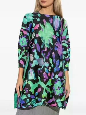 Issey Miyake Printed Mini Dress