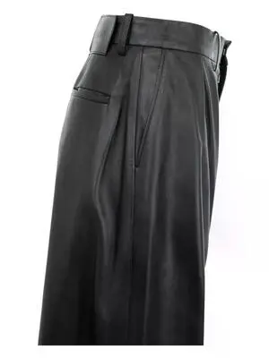 Loewe Leather Palazzo Pants