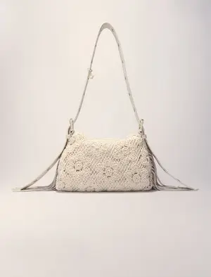 Maje Mini M Crochet Bag