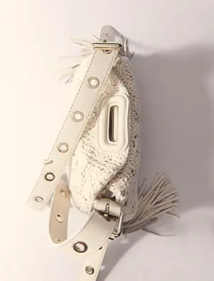 Maje Mini M Crochet Bag