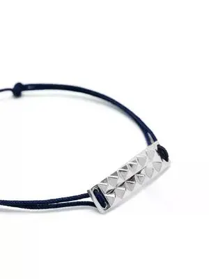 Le Gramme Pyramid Guilloché Bracelet - Blue