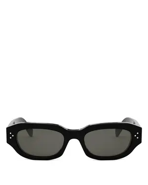 Celine 3 Dots Geometric Sunglasses, 54mm - Black/smoke