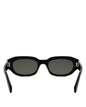 Celine 3 Dots Geometric Sunglasses, 54mm - Black/smoke