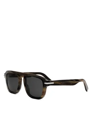 Dior Rectangular Sunglasses, 52mm Brown