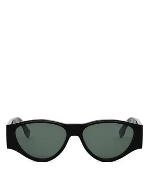 Fendi Ff Squared Oval Sunglasses