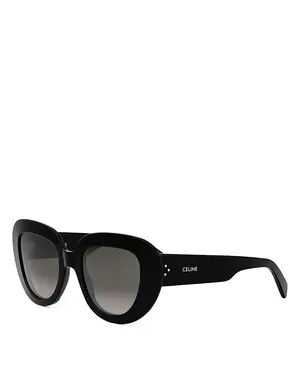 Celine 3 Dots Butterfly 51mm Sunglasses Black/smoke Grad