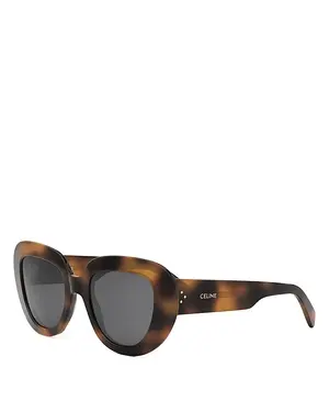 Celine 3 Dots Butterfly 51mm Sunglasses - Havana/smoke
