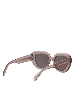 Celine 3 Dots Butterfly 51mm Sunglasses - Pink/smoke