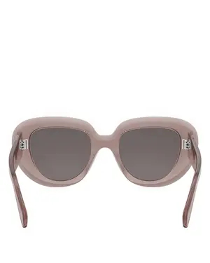 Celine 3 Dots Butterfly 51mm Sunglasses - Pink/smoke