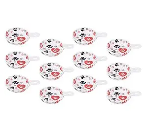 TEMP-TATIONS Seasonal Set Of 12 Skillet Shaped Ipping Bowls - One-color