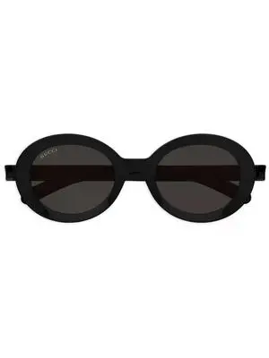 Gucci Logo-print Sunglasses - Black