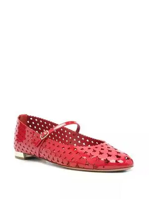 AQUAZZURA Amourose Ballet Flats - Red