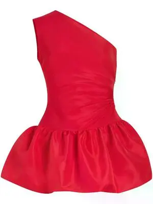 PATOU One-shoulder Mini Dress - Red