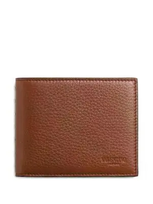 Valentino Garavani Rockstud Leather Wallet - Brown