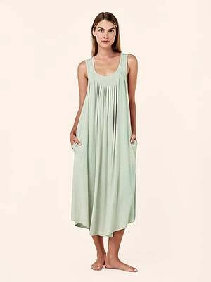 Victoria's Secret Papinelle Kate Modal Soft Pleat Nightie - Green