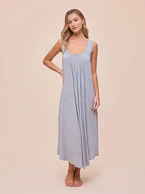 Victoria's Secret Papinelle Kate Modal Soft Pleat Nightie - Grey
