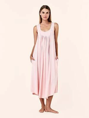 Victoria's Secret Papinelle Kate Modal Soft Pleat Nightie - Pink