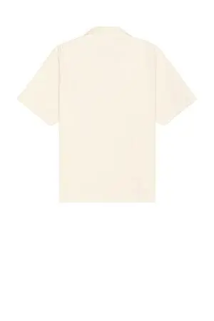 Oas Ecru Bodega Canvas Shirt In Beige