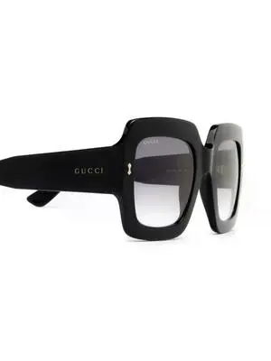 Gucci Oversize-frame Sunglasses - Black