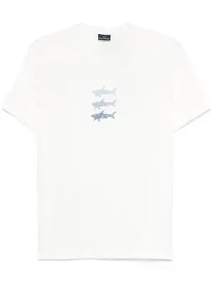 Paul & Shark Logo-print T-shirt - Neutrals