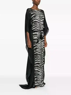 Roberto Cavalli Zebra-print Maxi Dress