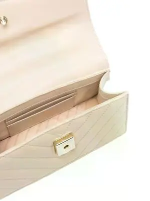 Patrizia Pepe Quilted Shoulder Bag - Neutrals