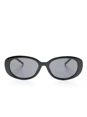 Gucci Oval-frame Sunglasses - Black