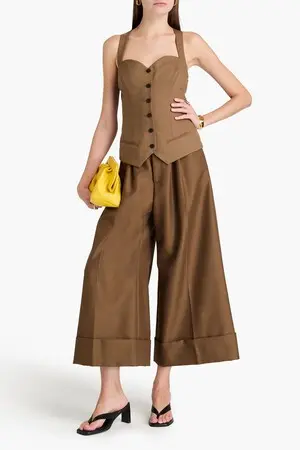 Philosophy Di Lorenzo Serafini Button-detailed Woven Top