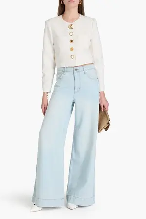Derek Lam 10 Crosby Juliette Jacquard Jacket - Ivory