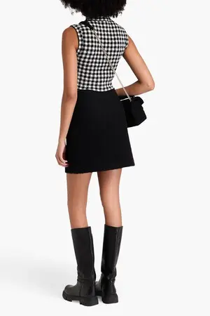 Sandro Bouclé-tweed Mini Skirt