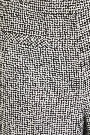 Sandro Houndstooth Wool-blend Tweed Shorts - Gray