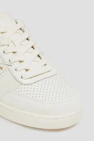 Maje Studded Suede Sneakers