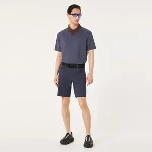 Oakley Performance Stretch Polo With Contrast Collar - Graphite
