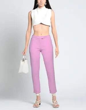 KAOS Straight Leg Tailored Trousers - Purple