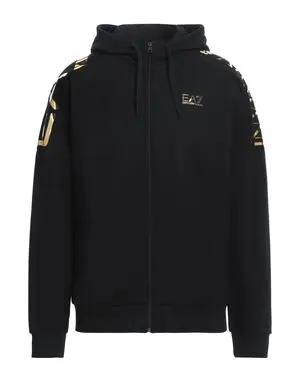 EA7 Cotton-polyester Blend Sweatshirt - Black