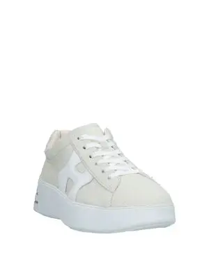 Hogan Calfskin Sneakers - White