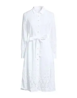 120% Lino Belted Day Dresses