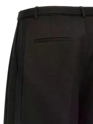 JIL SANDER Wool Trousers - Black