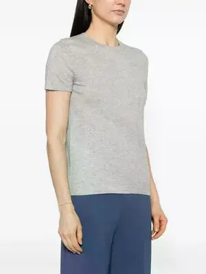Eric Bompard Fine-knit T-shirt - Grey